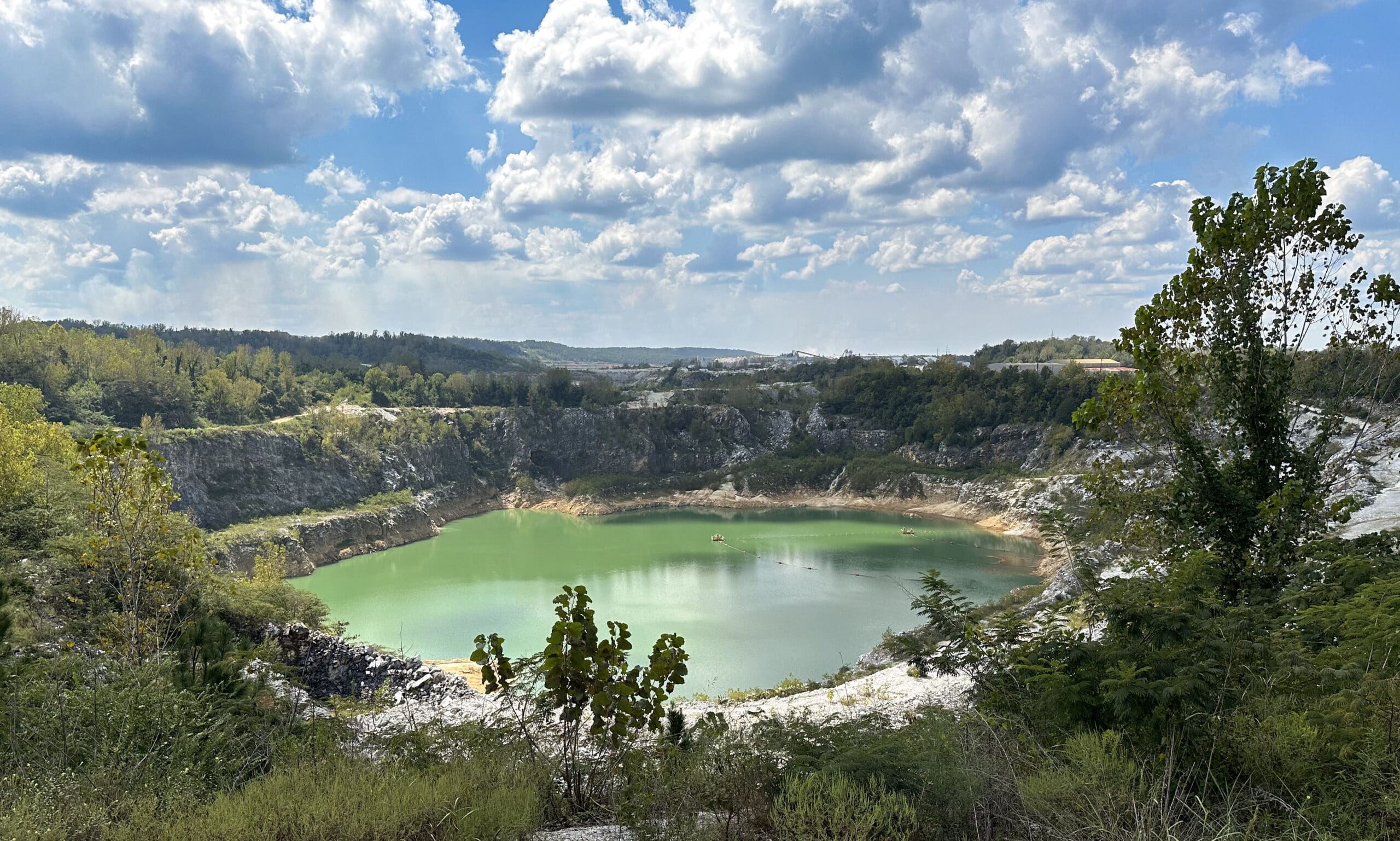 View into Gantt's Quarry in Sylacauga | The Alabama Ramble